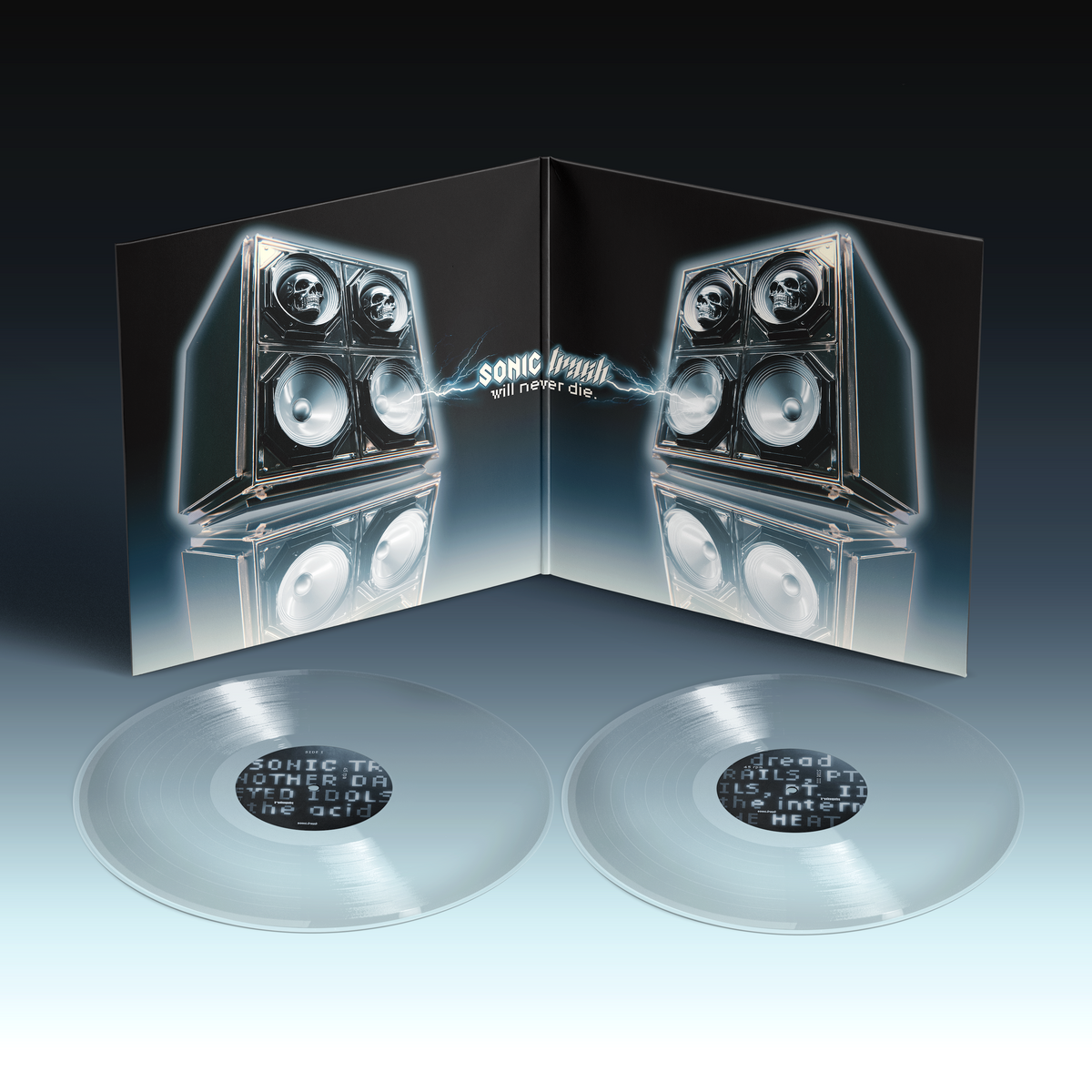 SONIC TRASH 2LP *LIMITED EDITION Clear Vinyl SIGNED* – ROMES